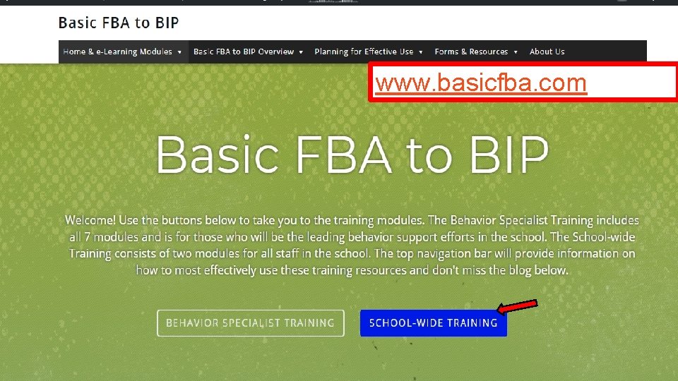 Basic FBA to BIP e Learning Modules Building