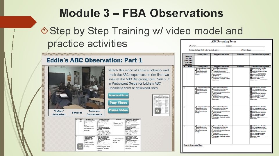 Basic FBA to BIP e Learning Modules Building