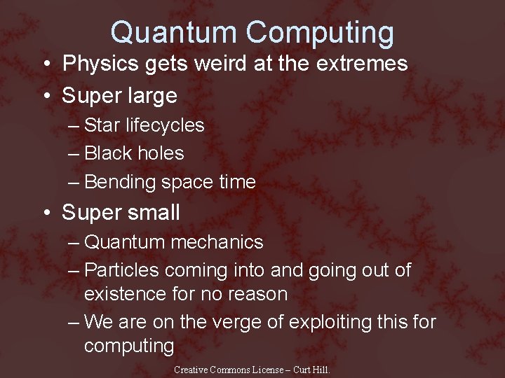 Whats to come Or maybe not Creative Commons