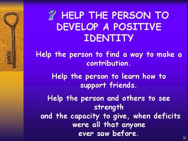 Division of Developmental Disabilities The Historical Perspective an