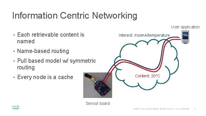 Information Centric Things Building An Icn Forwarder Over