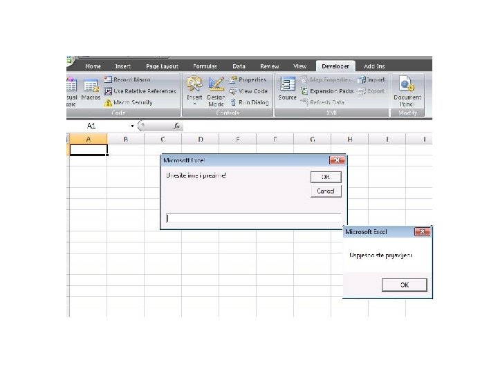Visual Basic Editor VBA Mnogi se zadaci koje