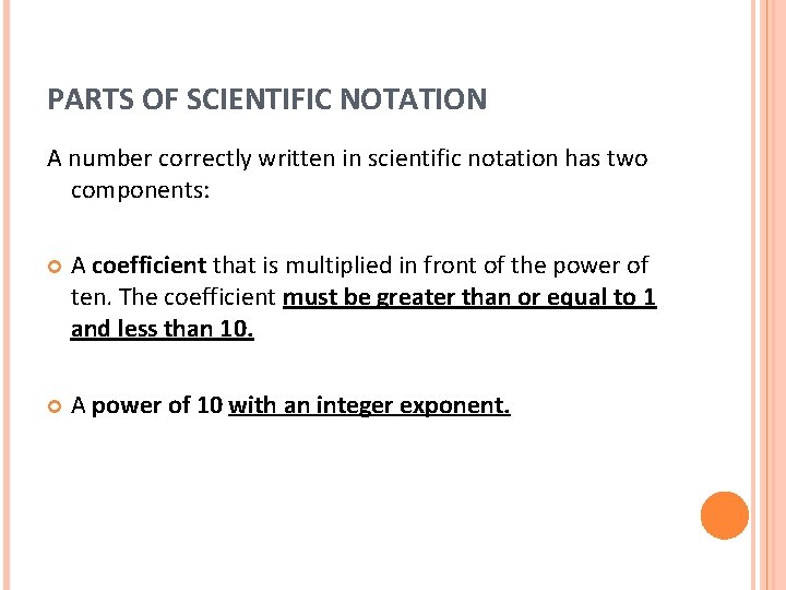 SCIENTIFIC NOTATION Unit 3 Objective 7 WARM UP