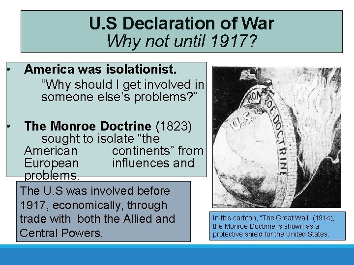 What led to the outbreak of World War