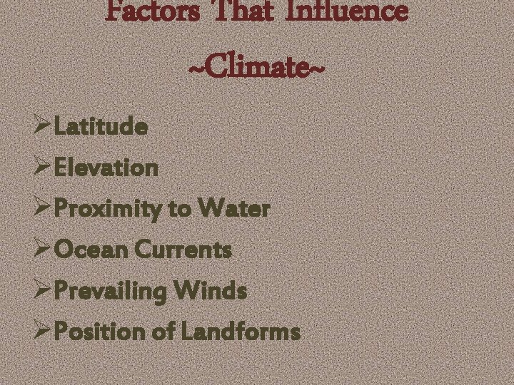 The Physical World Landforms and Water Bodies Mountains