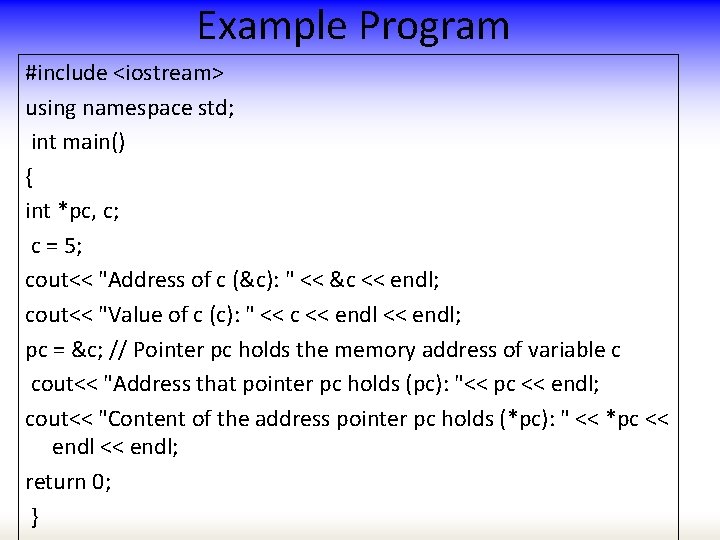 CHAPTER 3 Pointers and PointerBased Strings Introduction to CHAPTER 3 Pointers and PointerBased Strings Introduction to