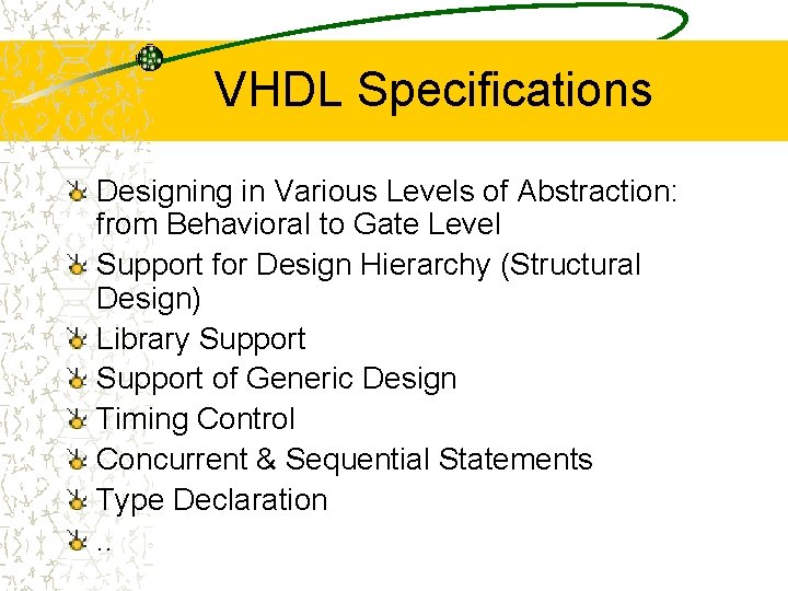 Digital Design with VHDL Presented by Amir Masoud
