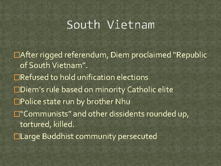 The Vietnam War A Brief History By John