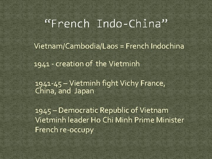 The Vietnam War A Brief History By John