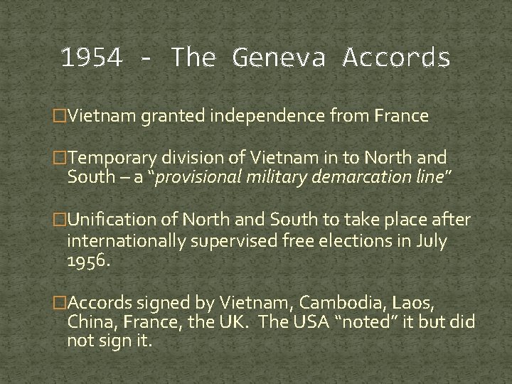 The Vietnam War A Brief History By John