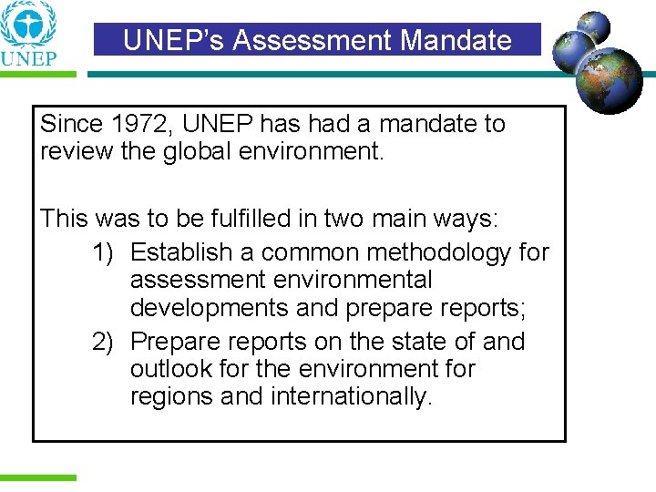 Integrated Environmental Assessment Training Manual for the Arab
