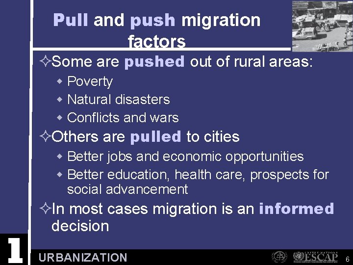 URBANIZATION UNHABITAT POWER POINT PRESENTATIONS QUICK GUIDES FOR