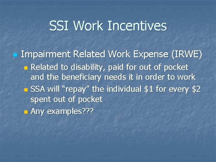 Benefits Transition Overview of SSI vs SSDI Medicaid