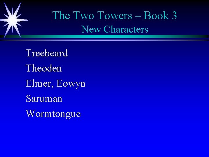 Lord of the Ring The Two Towers BOOK