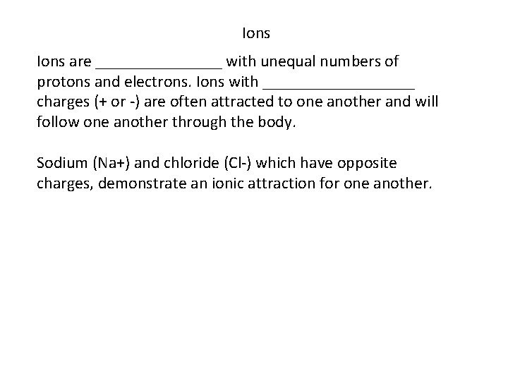 Learning Objectives 1 Name the chemical elements of