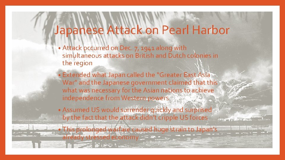 JAPANESE ATTACK ON PEARL HARBOR December 7 1941
