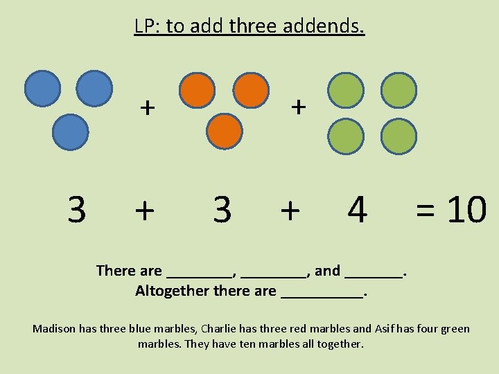 Segment 1 11 Addition and subtraction bridging 10