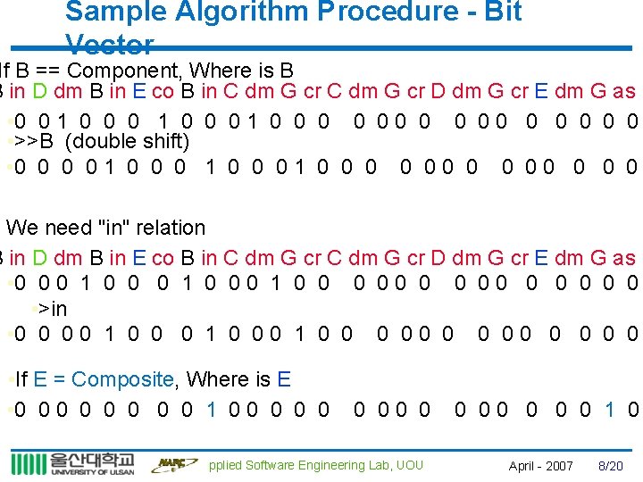 Efficient Identification Of Design Patterns With Bitvector Algorithm