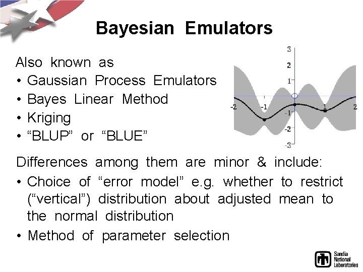 Ensemble Emulation Keith Dalbey Ph D Sandia National