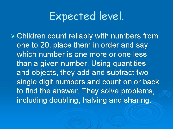 Mathematics The two areas in Mathematics are Numbers