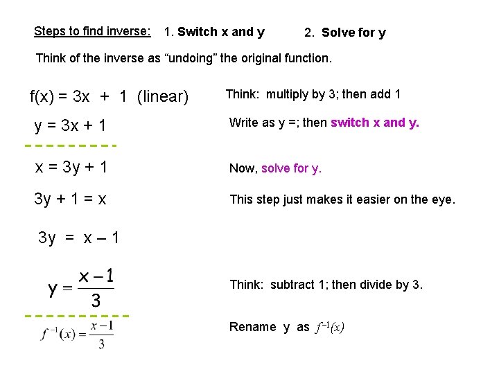 Advanced Algebra with Trigonometry 4 1 Inverse Functions