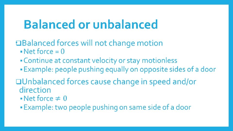 FORCES NEWTONS LAWS Chapter 12 Objectives Students will