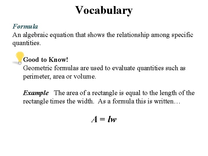 Lesson 2 3 Core Focus on Introductory Algebra