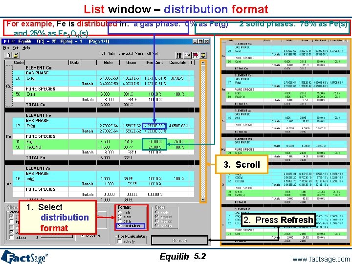 The Equilib module Use Equilib for treating complex