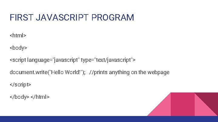 WEB TECHNOLOGIES Ms Rabeea Jaffari JAVASCRIPT Was developed