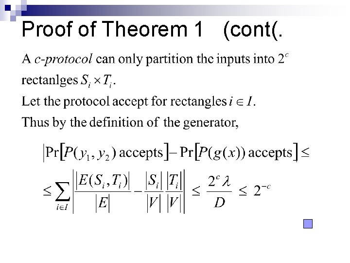 Derandomizing LOGSPACE Based on a paper by Russell