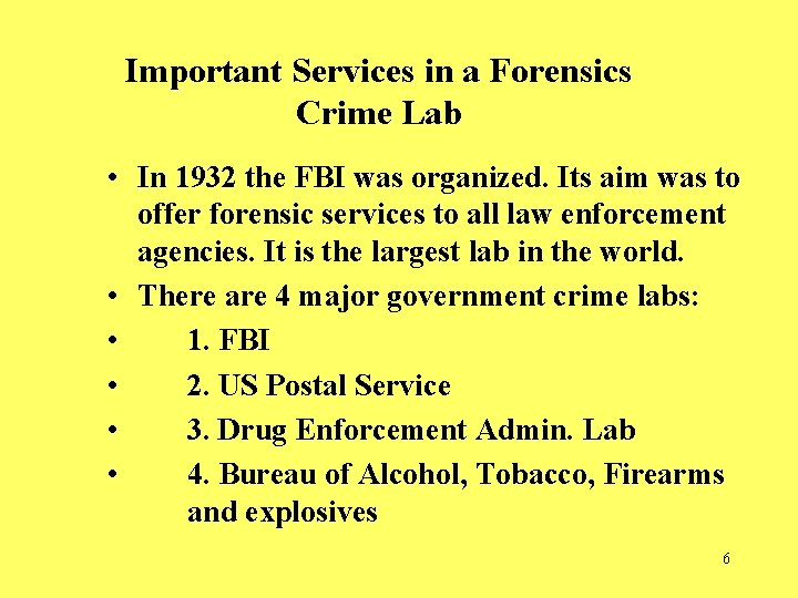Forensic Science Introduction Unit I Forensic Science by