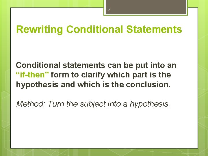G 1 Ab Logic Conditional Statements Modified By