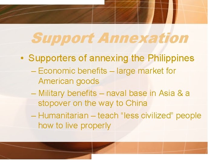 An American Empire Chapter 17 Section 2 Building