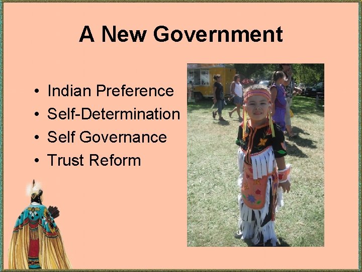 BIA History Presented by Patricia L Olby Background