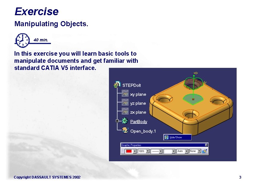 CATIA Training Exercises CATIA Basics Version 5 Release