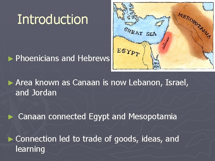 The Phoenicians and The Hebrews 1830 B C