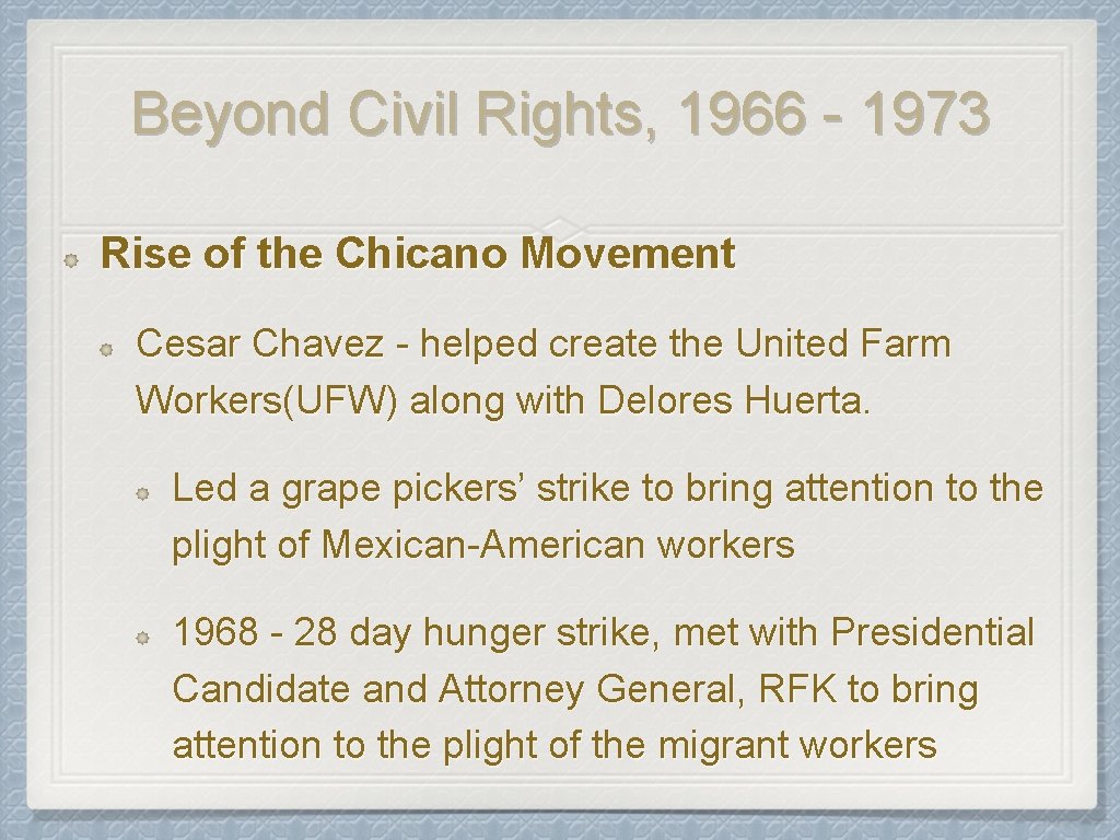 Beyond Civil Rights 1966 1973 Black NationalismBlack Pride
