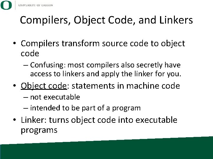 CIS 330 Lecture 4 Build Systems Tar Character