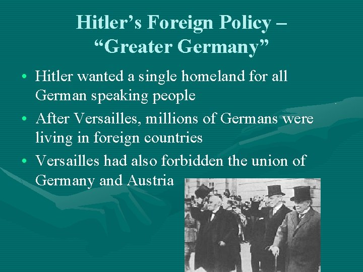 Foreign Policies of Hitler Regional and Global Impact
