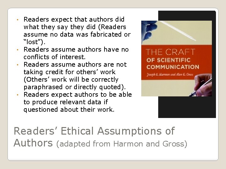 Authorship Academic Integrity and Ethics Dr Heather Blain