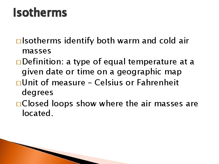 Weather Maps Isotherms and Isobars IsoLines Similar to