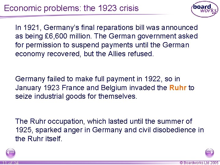 The Weimar Republic and its Reasons for Failure