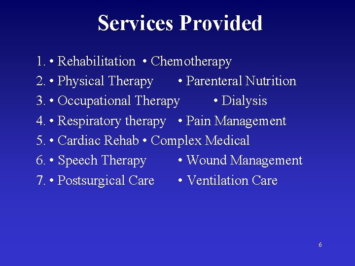 Chapter 5 Subacute Care LongTerm Care Managing Across