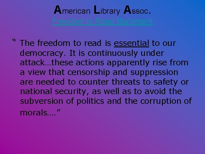 Banned Book Week Why Should You Care The