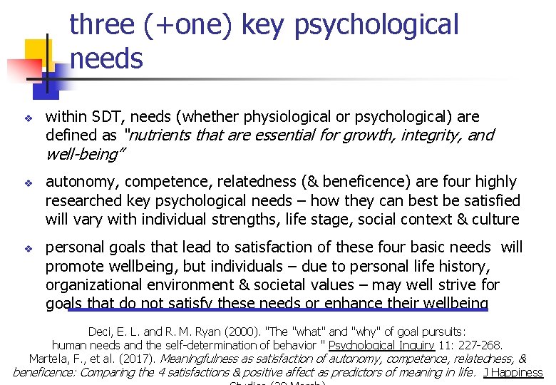 selfdetermination theory SDT looking at wellbeing through the