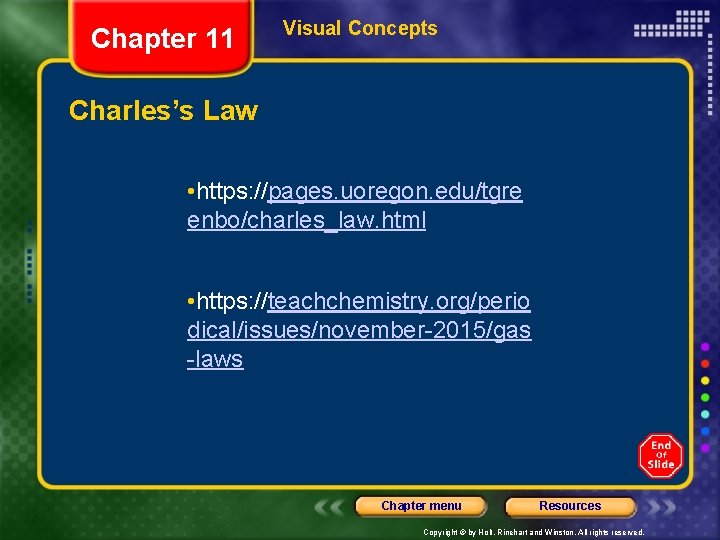 Chapter 11 Section 2 The Gas Laws Objectives
