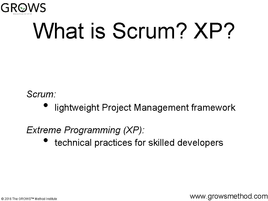 Introducing The GROWS Method by Andy Hunt and