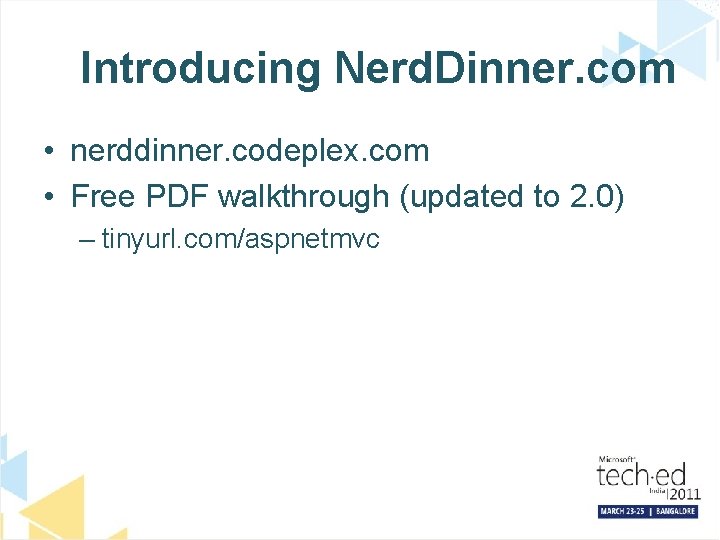 Whats new in ASP NET MVC 3 Building