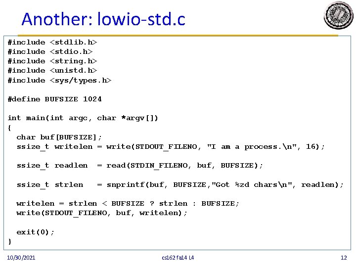 Introduction to File Systems beneath the surface David