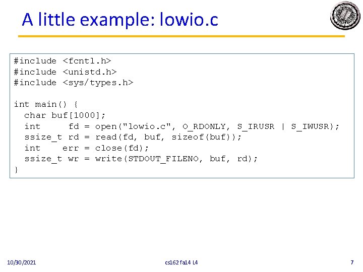 Introduction to File Systems beneath the surface David